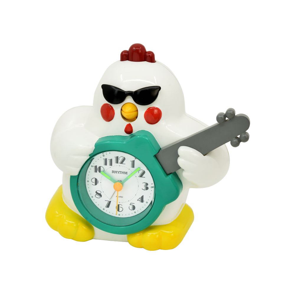 Rhythm Rock n' Roll Chicken Alarm Clock 座枱鬧鐘 – 形日居